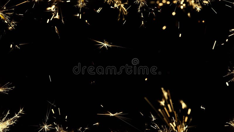 Frame of Firework Sparklers in Slow Motion Stock Video - Video of ...