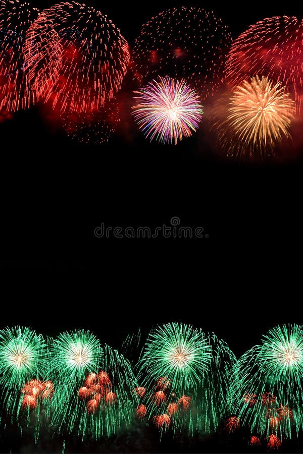 Frame of fireworks stock photo. Image of happy, frame - 72994580