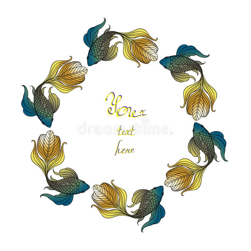Goldfish Border Stock Illustrations – 84 Goldfish Border Stock ...