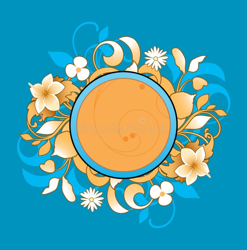 Frame With Floral Elements Picture. Image: 15499147