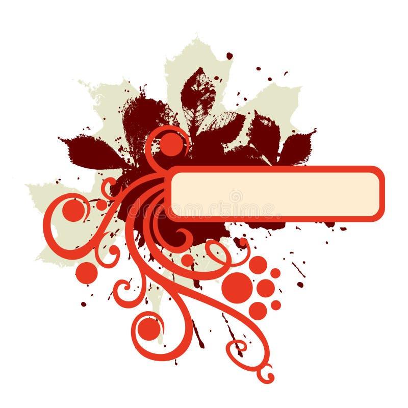 Frame with flourishes stock vector. Illustration of bright - 12291977