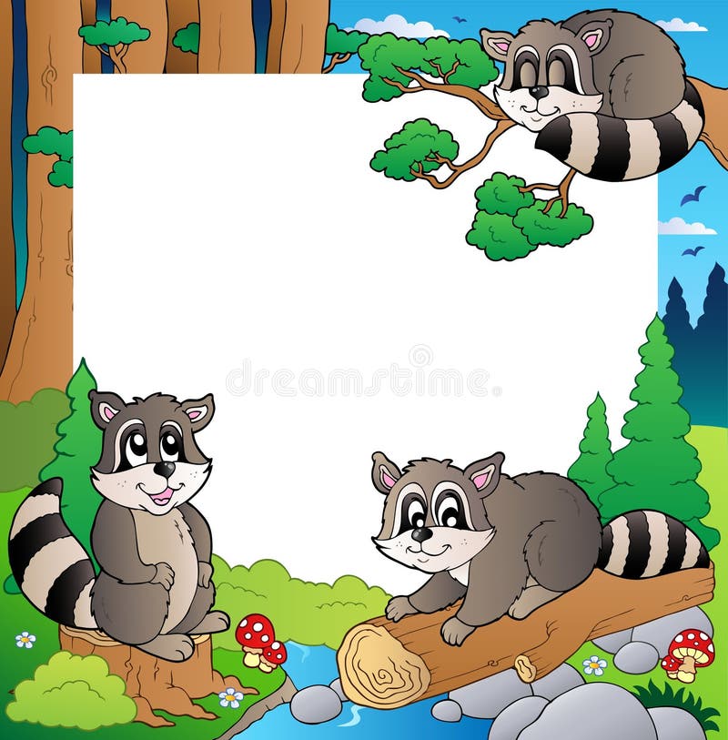 Forest Cartoon Animals Set 2 Stock Vector - Illustration of collection ...