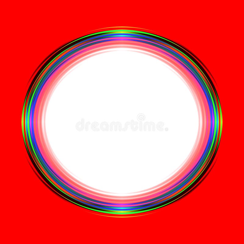 The Frame is in the Form of a Circle. Design of a Circle, Ring, Donut ...