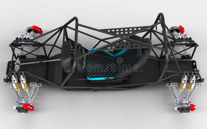 The Frame Frame of the Sports Car is a Buggy with the Basic Design ...