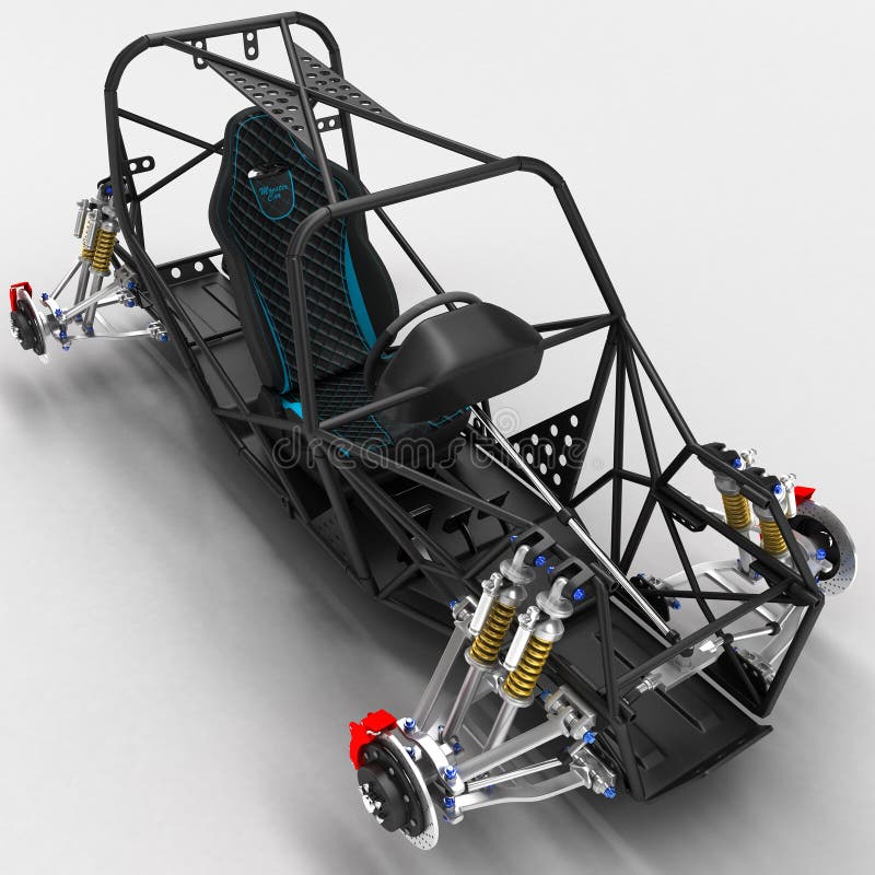 The Frame Frame of the Sports Car is a Buggy with the Basic Design ...