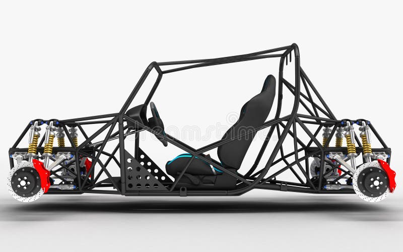 The Frame Frame of the Sports Car is a Buggy with the Basic Design ...