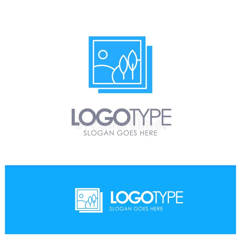 Frame, Gallery, Image, Picture Blue Logo Vector Stock Vector ...