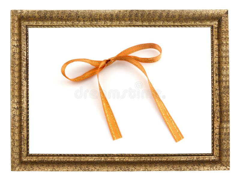 Frame with gift ribbon stock photo. Image of shopper - 13441416