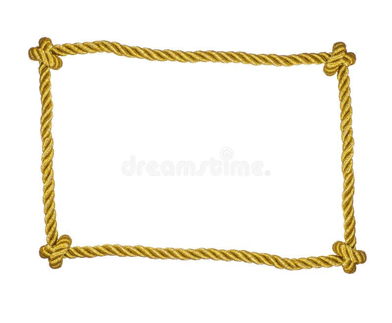 Golden rope stock photo. Image of cable, shining, straight - 17482454