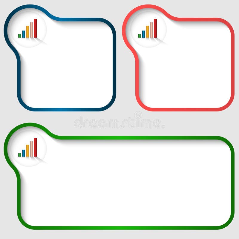 Frame with graph stock vector. Illustration of page, blue - 34980921