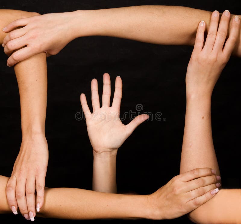 Human hands frame stock image. Image of blank, border - 24587921
