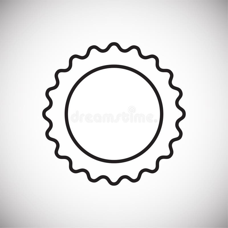 Frame Icon on Background for Graphic and Web Design. Simple Vector Sign ...