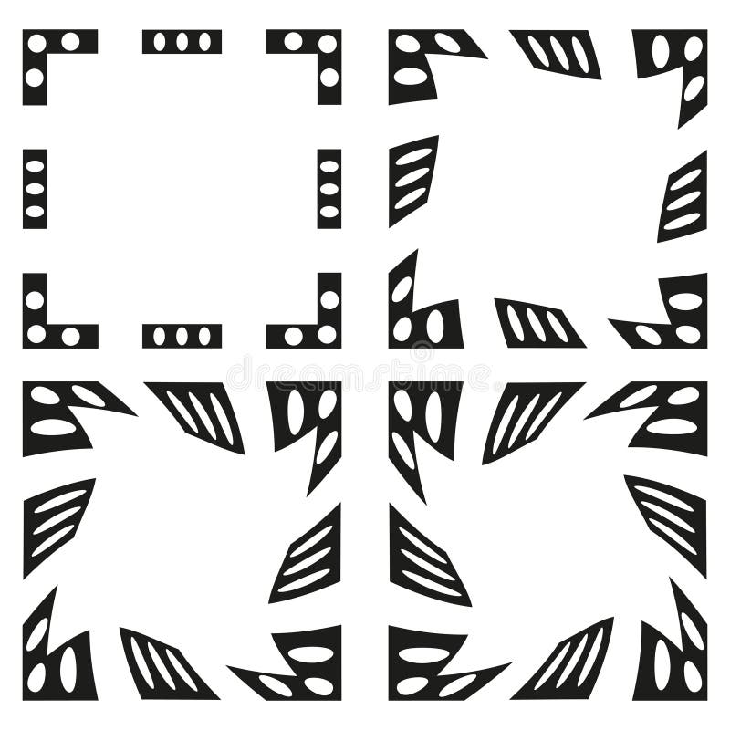 Frame Icon. Corner Design Symbol. Decorative Border Illustration ...