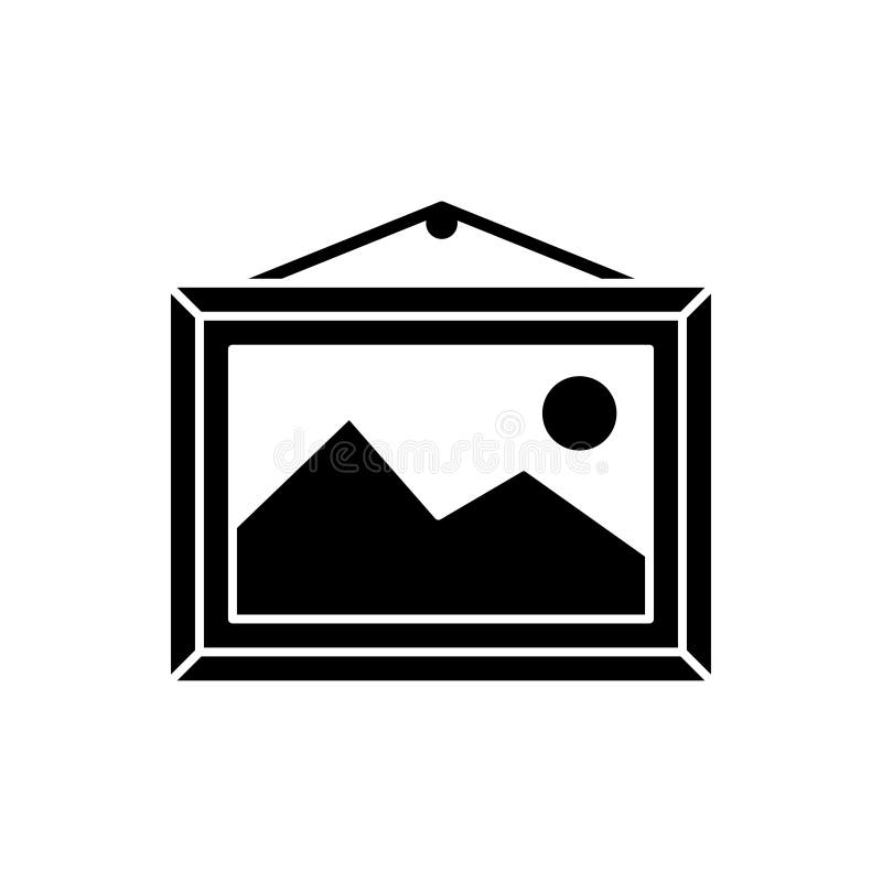 Frame Icon Flat Vector Template Design Trendy Stock Vector ...