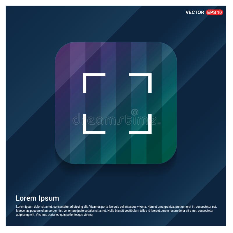 Frame Icon stock vector. Illustration of work, power - 123833349