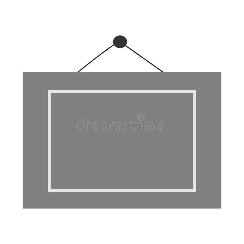 Frame icon vector stock illustration. Illustration of exhibition ...