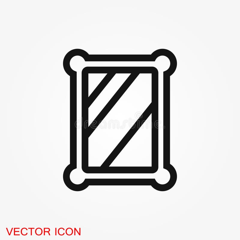 Frame Icon Vector, Frame Icon for Logo, Web and App Stock Illustration ...