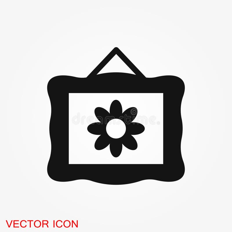 Frame Icon Vector, Frame Icon for Logo, Web and App Stock Illustration ...