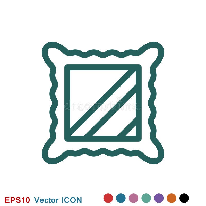Frame Icon Vector, Frame Icon for Logo, Web and App Stock Illustration ...