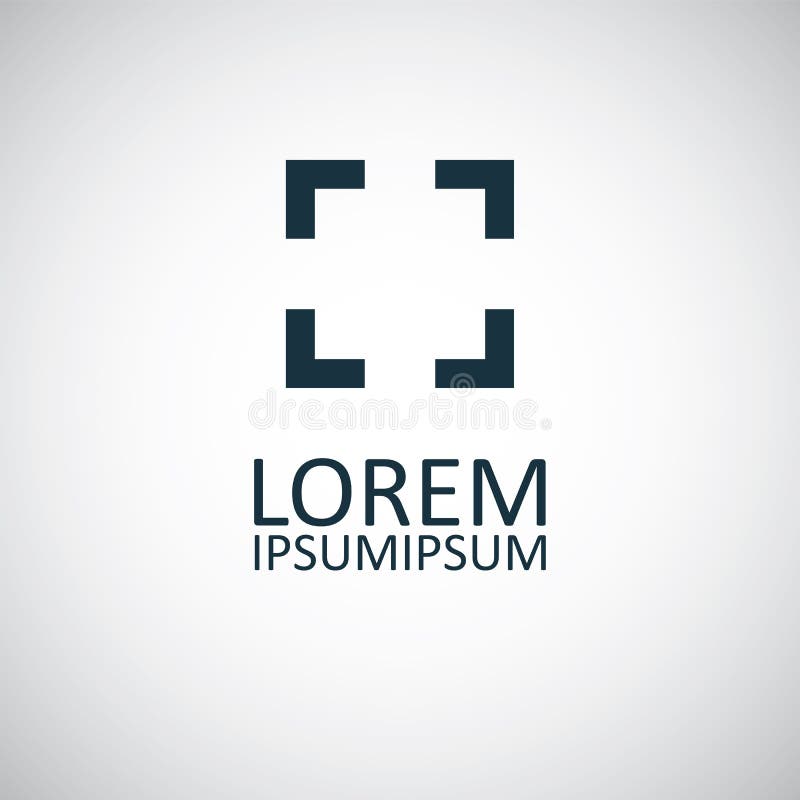 Frame icon for web and UI stock vector. Illustration of element - 159514369