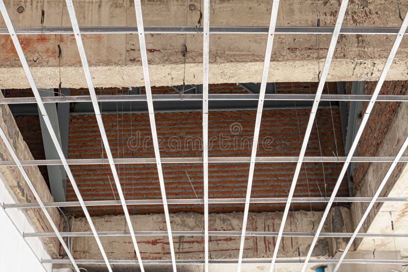 Frame for Installing the Ceiling in the Building Under Construction ...