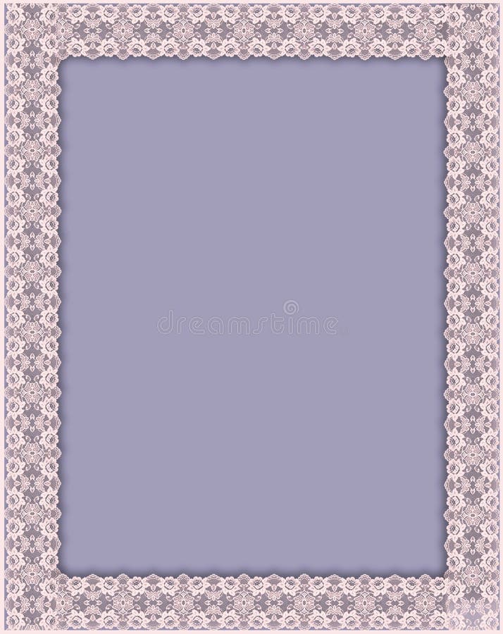 Frame with lace border . stock illustration. Illustration of textile ...