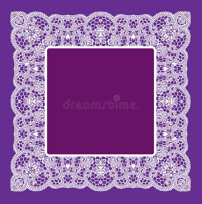 Frame lace-like stock vector. Illustration of holiday - 22135560