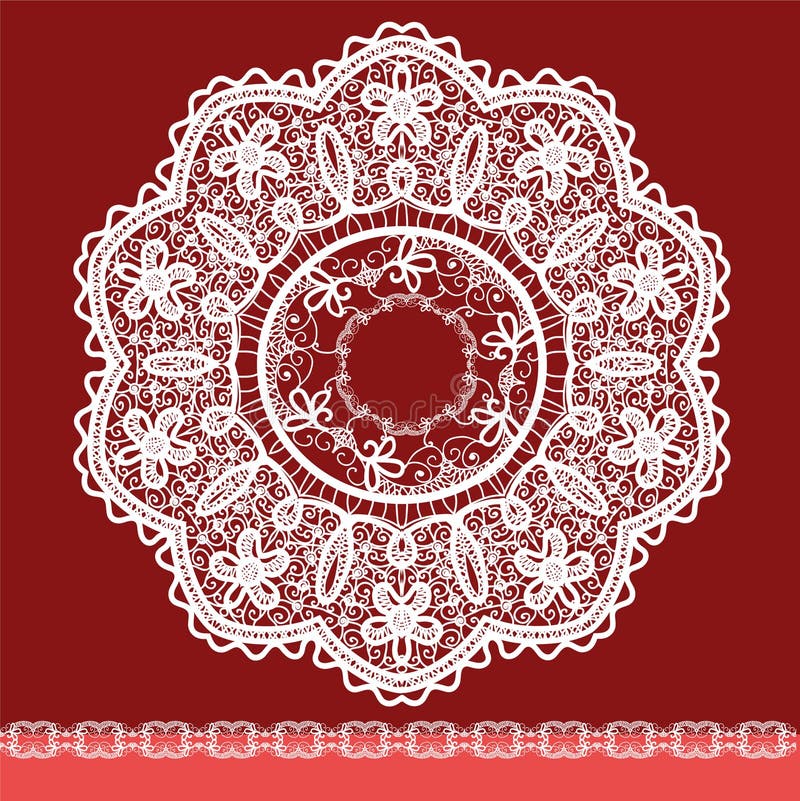 Frame lace-like stock illustration. Illustration of blank - 23596491