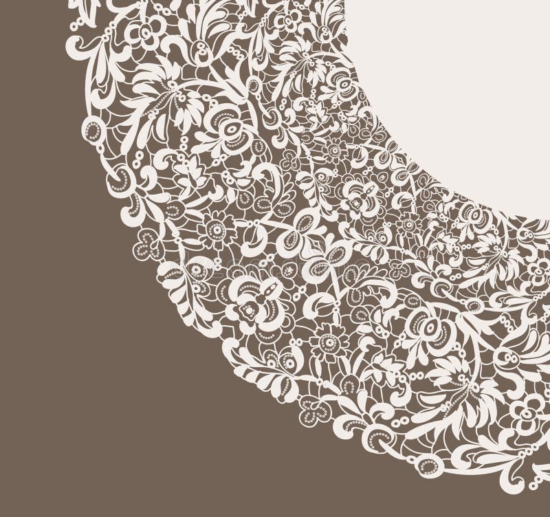 Frame lace-like stock illustration. Illustration of decoration - 22279926