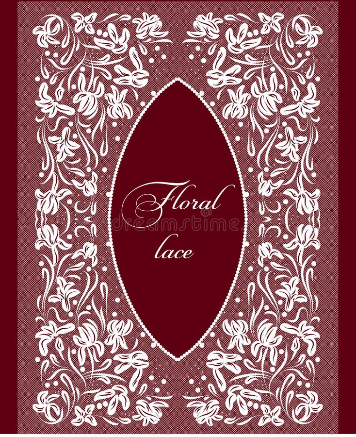 Frame lace-like stock illustration. Illustration of paper - 24109286