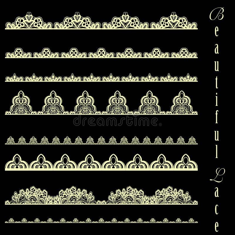 Bone lace seamless pattern stock vector. Illustration of pattern - 10657323