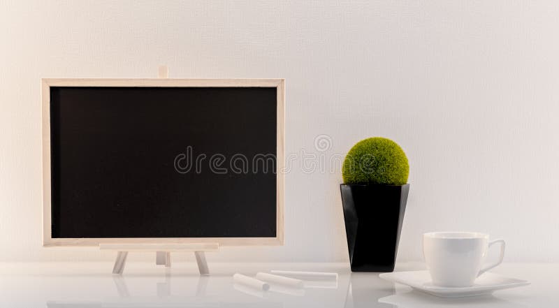 Frame in Landscape Mode on a Workspace. Stock Photo - Image of ...