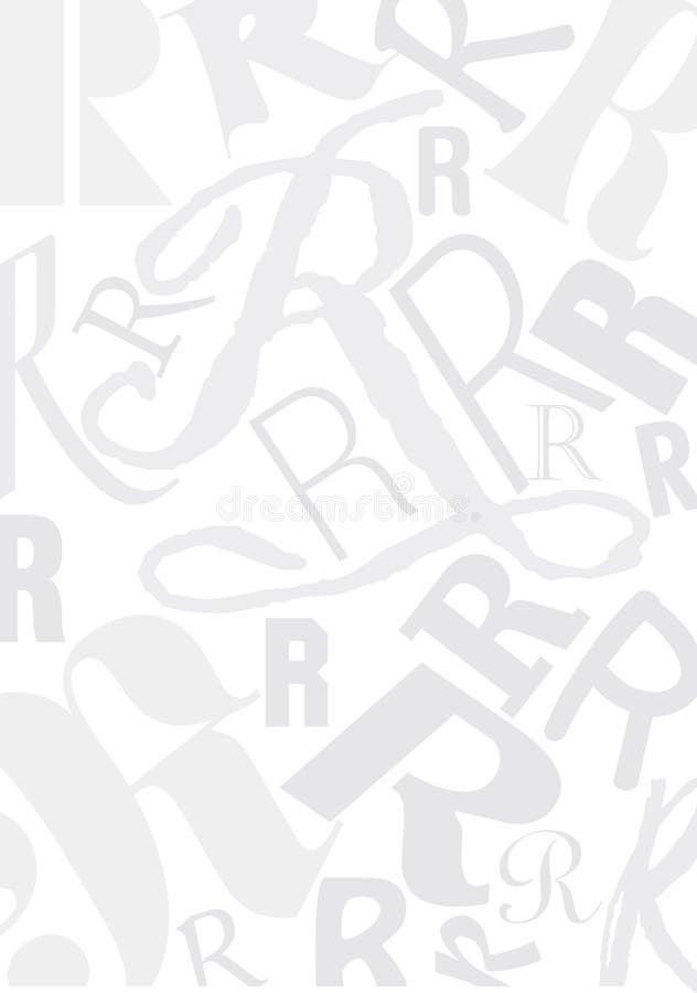 Frame with letter R stock vector. Illustration of book - 2683946