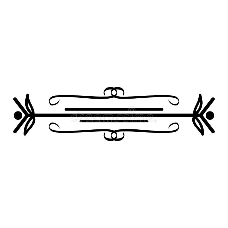 Frame Line and Edges Decorative Boho Style Stock Vector - Illustration ...