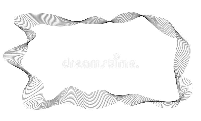 Frame of Lines with Blending Modern. Technology Style, Future, Science ...