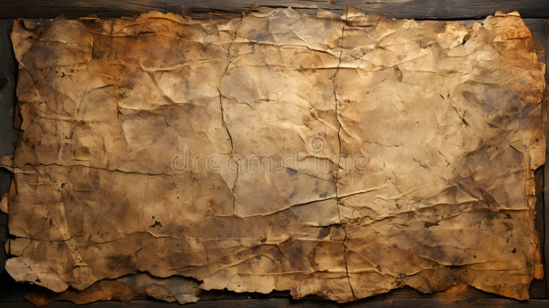 Damaged Torn Parcel. Creased Cardboard Pack, Box. Smashed Wrinkled ...