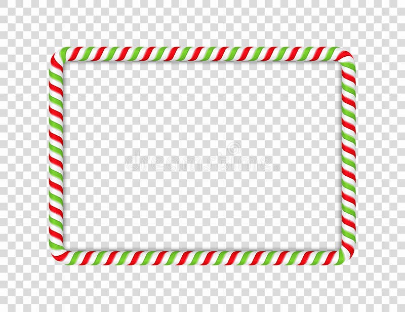 Frame made of candy cane stock vector. Illustration of ribbon - 61731835