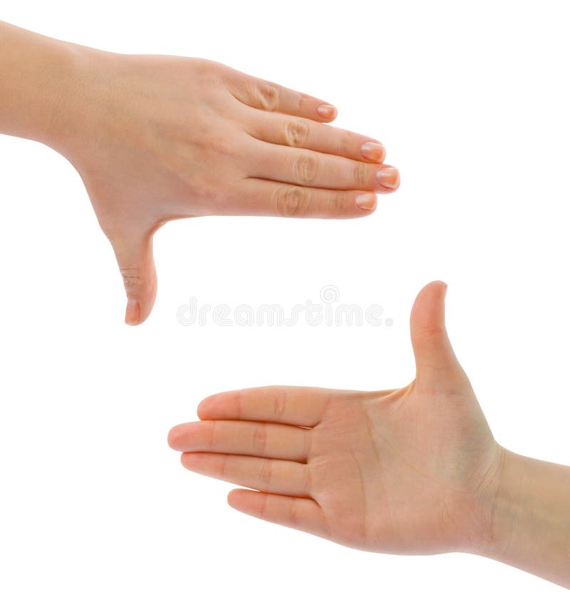 Finger Frame stock photo. Image of frame, adult, focus - 4911574