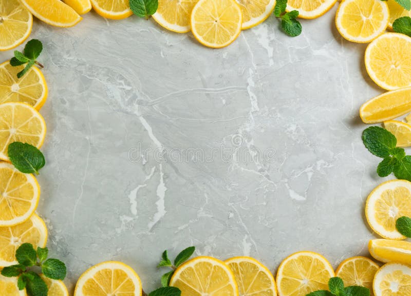 Lemonade on Marble Background Stock Photo Stock Photo - Image of ...