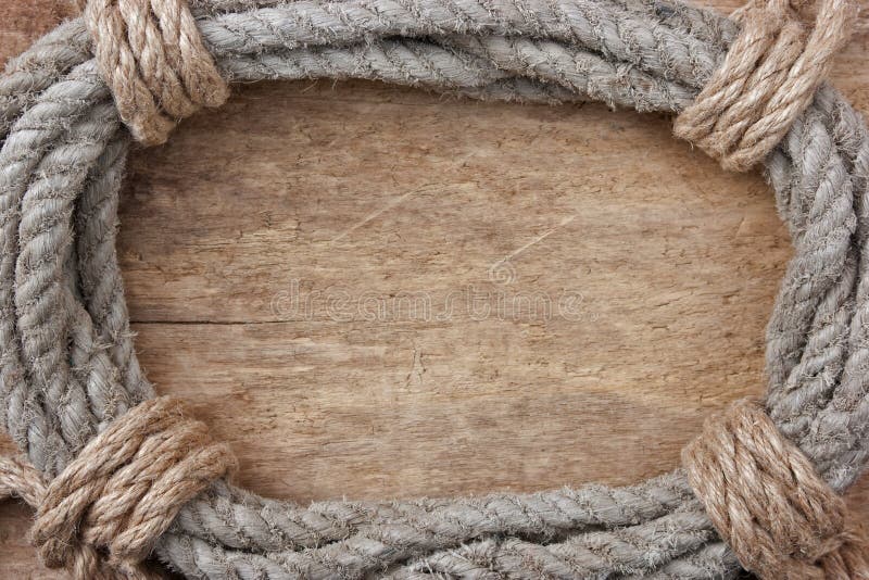 Frame made of twisted rope stock photo. Image of connect - 159142222