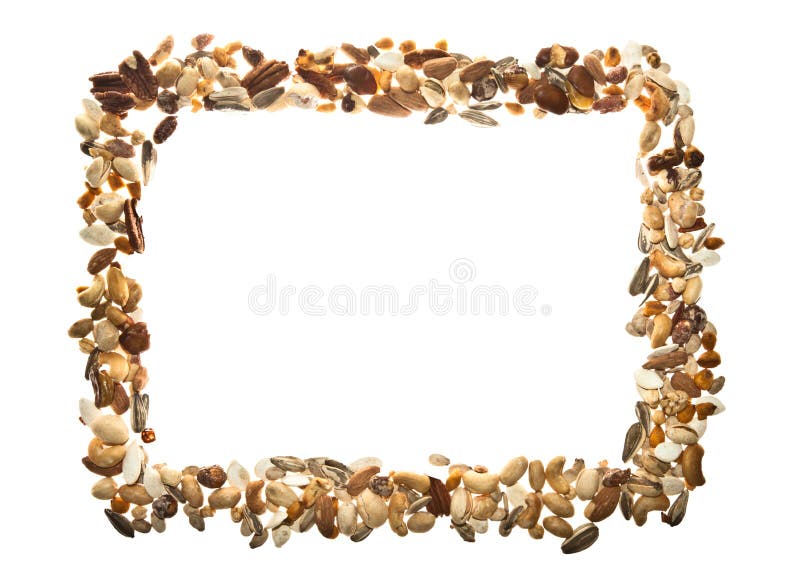 Peanuts border stock image. Image of texture, food, nutshell - 36036611