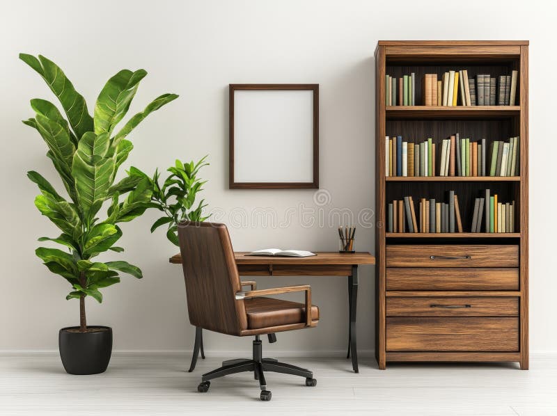 The Frame Mockup Features an ISO a Paper Size, Set Against the Backdrop ...