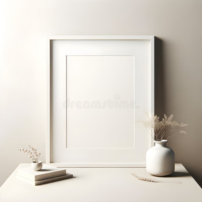 Minimal Frame Mockup for Photo, Print, Painting, Artwork Presentation ...