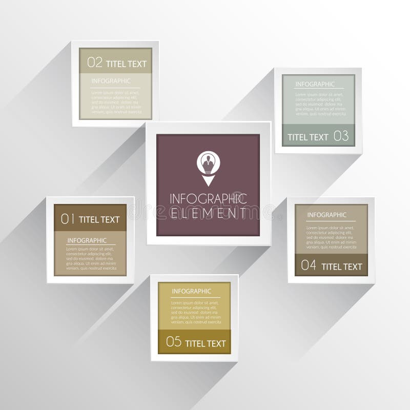 Frame Modern Infographic Design. Stock Vector - Illustration of artwork ...