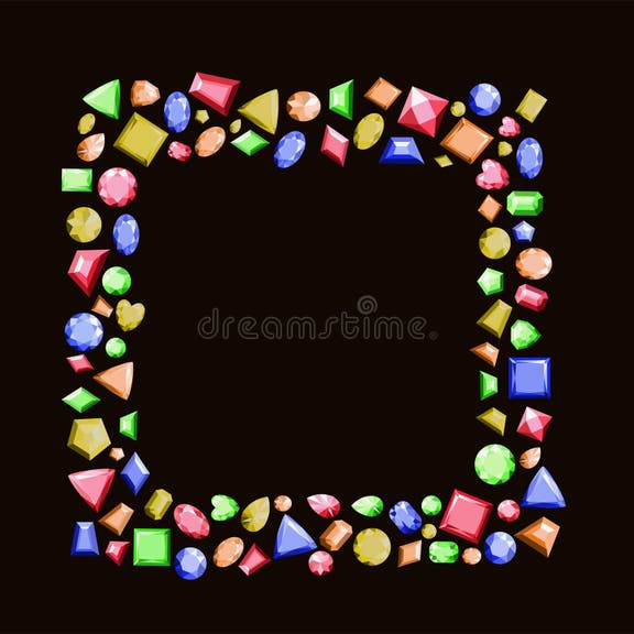 Gem Stones Frame Stock Illustrations – 838 Gem Stones Frame Stock ...