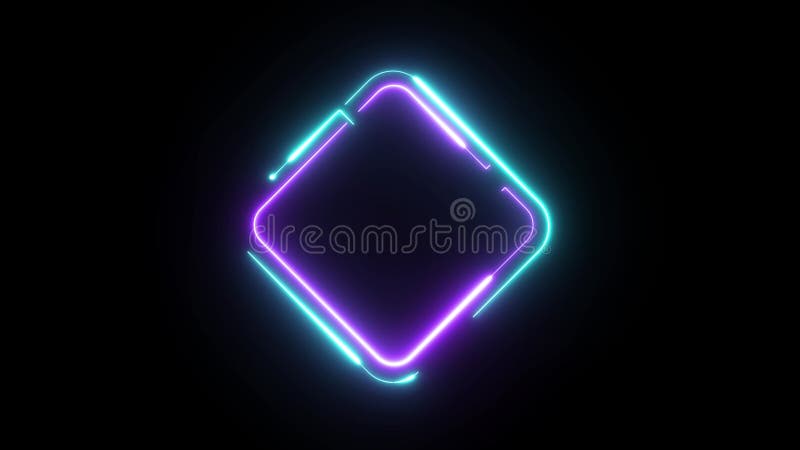 Frame Neon Commercial Advertising Background Neon Frame Background ...