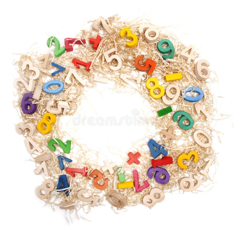 Frame numbers stock photo. Image of colored, learning - 48845740