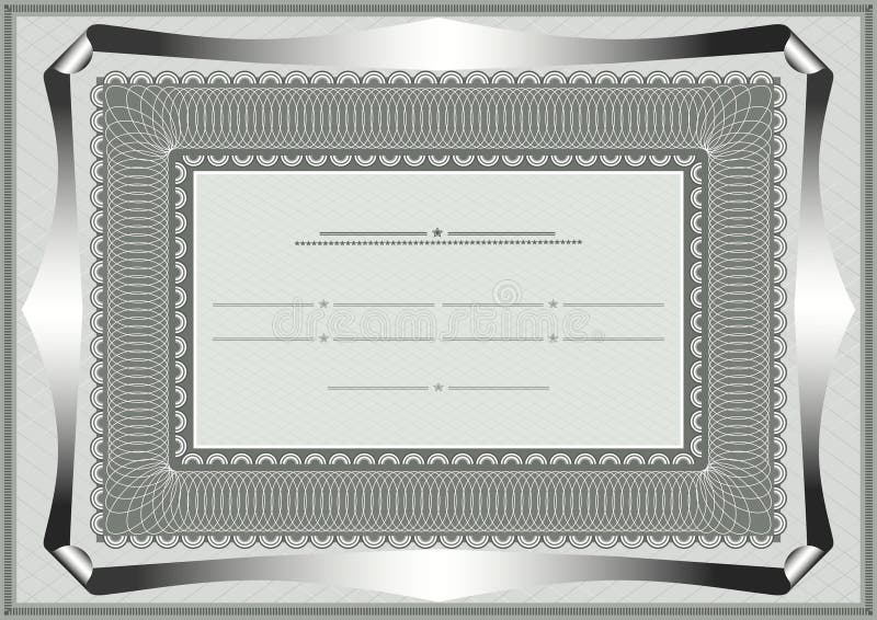 Frame for Official Document Stock Illustration - Illustration of ...
