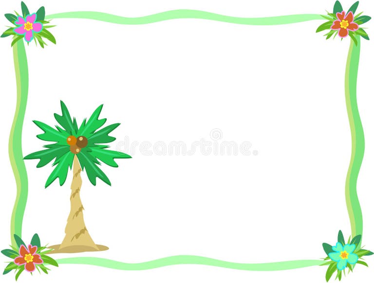 Palm Tree Borders Stock Illustrations – 501 Palm Tree Borders Stock ...