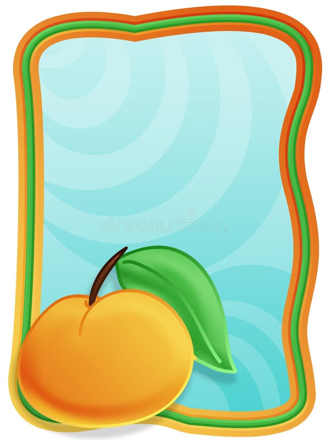 Peach Fruit Frame Stock Illustrations – 1,442 Peach Fruit Frame Stock ...